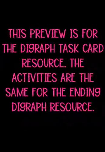 Ending Digraphs -ng/-nk Word Building Task Cards by Aloha Resources