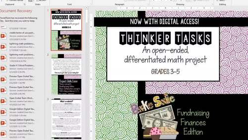 Real World Math Problems Math Project - Bake Sale Math Task - Print ...