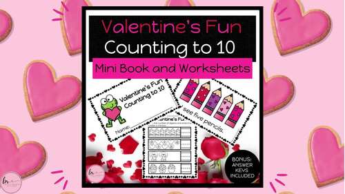 Valentine's Day Kindergarten Math: Numbers to 10 by Bella Roman Boutique