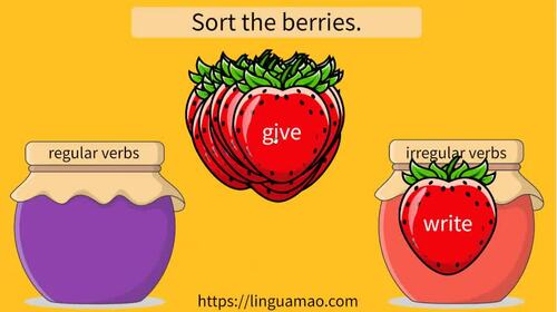 Regular and Irregular verbs. Interactive genially quiz. by Linguamao ESL