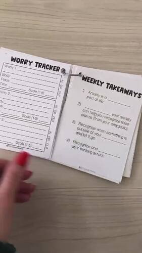 Anxiety Group for Middle School | 8 Anxiety Lessons by CounselingAdventures