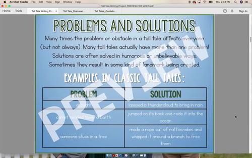 COMPLETE Tall Tale Writing Unit! by Educate With Ariel Eishen | TPT