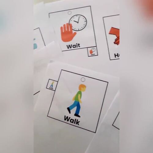 Tabbed Behavior Cards, Behavior Cue Cards, Visual Behavior Cues, Autism ...
