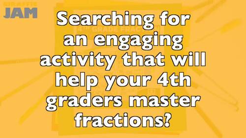 4th Grade Fractions Review Activity | Compare Fractions Add & Subtract ...