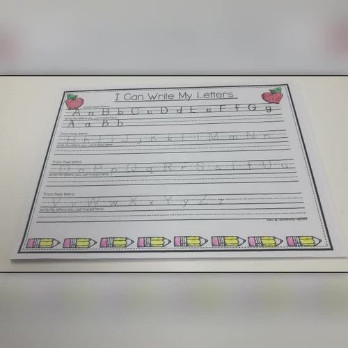 Handwriting Practice Worksheets | Letter Formation Alphabet Letters by ...