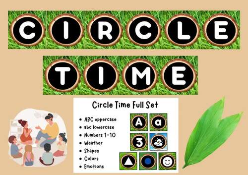 Nature Circle Time Flashcards | PREK Weather| Preschool Emotions | ABC ...