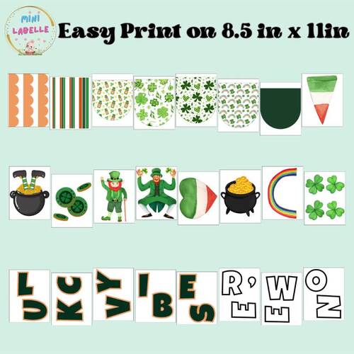 St. Patrick’s Day Bulletin Board Kit | Lucky Leprechaun Classroom Decor