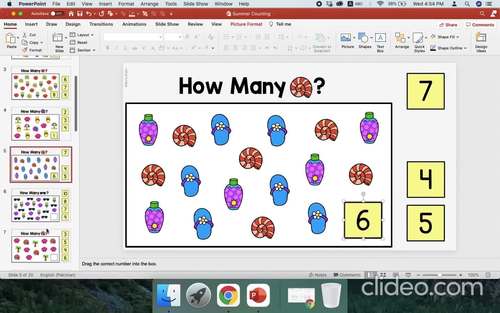 Summer Counting Google Slides™ PowerPoint Games | TPT