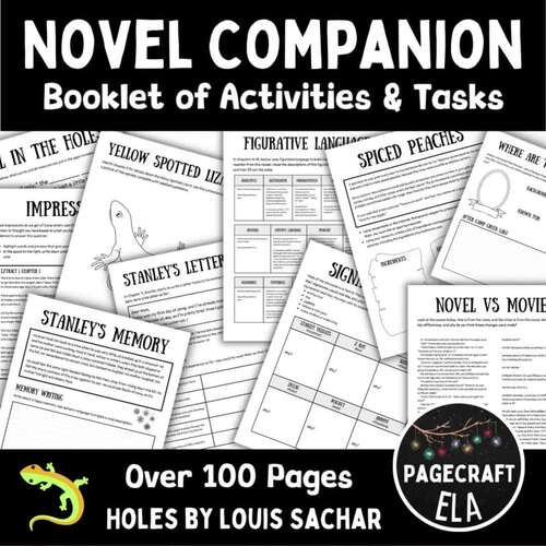 HOLES Differentiated Unit Activity Pack | Louis Sachar | Novel Companion