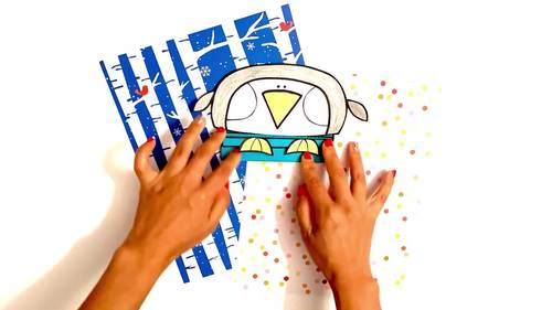 Penguin Poem Craft l Penguin Craft l January Craft by DN Creations