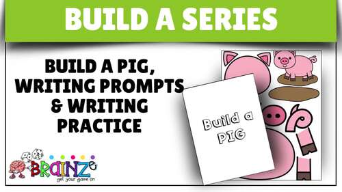 Letter P Farm Animal Craft| Bulletin Board Craft Activities | Build a Pig