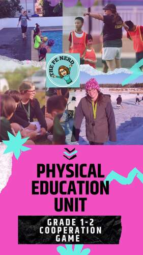 PE Grade 1-2 Cooperation Games Unit by The PE Nerd | TPT