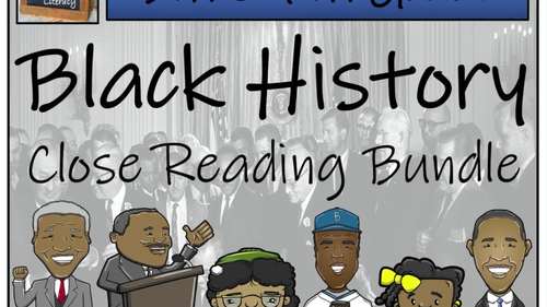 Black History Close Reading Comprehension Activity Bundle | 5th & 6th Grade