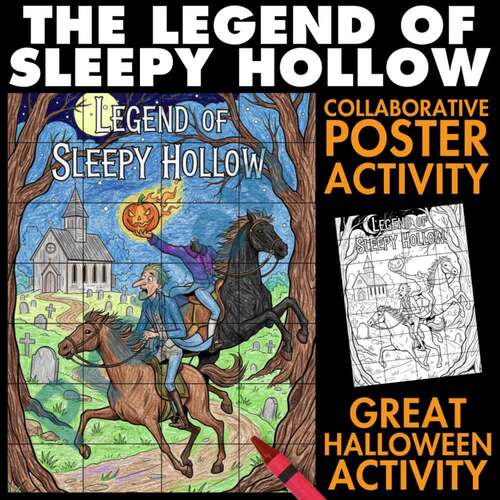 The Legend of Sleepy Hollow Halloween Collaborative Poster Art Writing ...