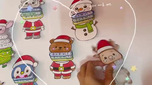 Christmas Math Craft Worksheets | Addition & Subtraction Within 20