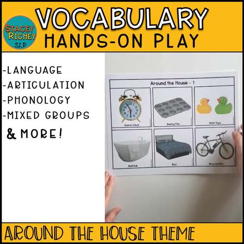 House Theme Speech Therapy Unit: Targets and References Guide with REAL ...