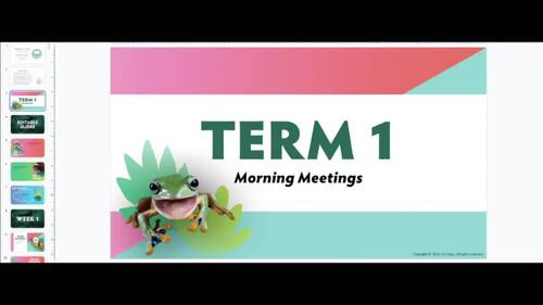 Morning Meeting Slides|Yearlong SEL & Morning Routine K-3|Google Slides ...