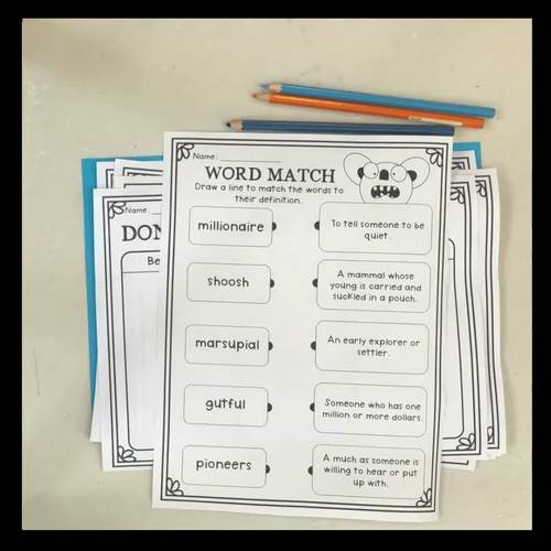 Don't Call Me Bear Book Companion | Worksheets and Activities | TPT