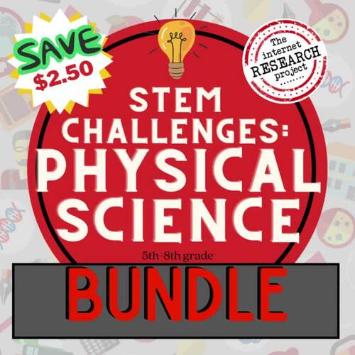 Physical Science 5 STEM STEAM Challenges Bundle | TPT