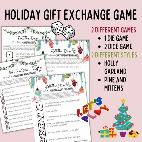 Gift Exchange Game | Dice Game for Christmas Parties | White Elephant Game