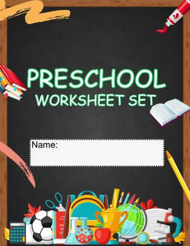 Preschool Printable Activity Bundle | Early Learning Worksheets for ...