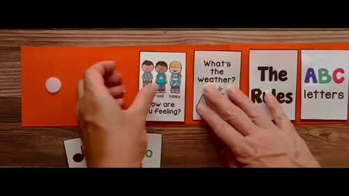 Circle Time Visual Schedule Cards for Preschool, Kindergarten & Special Ed