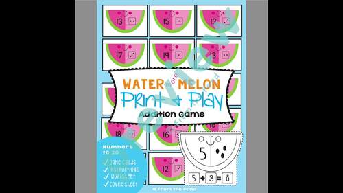 Counting On 1, 2 or 3 Addition Strategy Game by From the Pond | TPT
