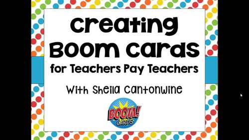 BOOM Cards Creation Course for TPT Sellers | Make & Sell Digital Task Cards