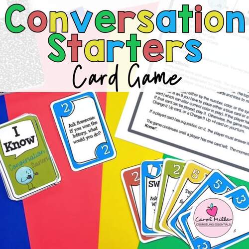 Conversation Starters Card Game | lunch bunch | Icebreakers | Group ...