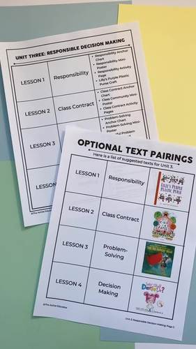 Responsible Decision Making Social Emotional Learning Curriculum