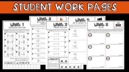 Halloween Fraction Activity | Math Activity for Halloween | TPT