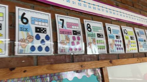 Number Posters 1-20 | Rainbow Colors & Joy Decor | Back to School