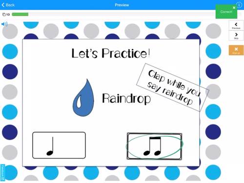 Weather Rhythm Sort Boom Cards | Digital Music Activities by Becca's ...
