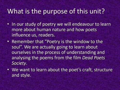 Dead Poets Society Resources by Zac's Teaching Resources | TPT