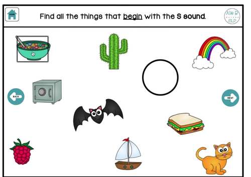 S Sound - Articulation & Phonological Awareness BOOM Cards™ by Alie B SLP