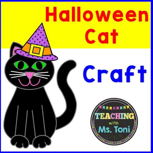 Halloween Black Cat Craft and Writing Activity by Teaching with Ms Toni