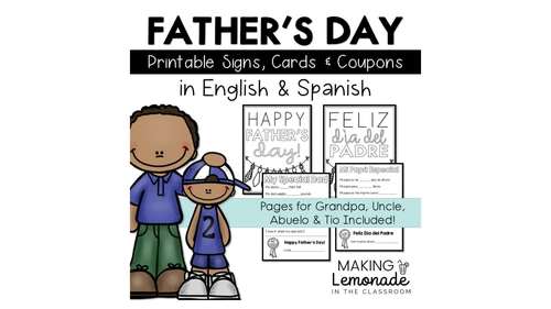 Greeting Cards Paper Fill In The Blank Printable for Kids Grandpa ...