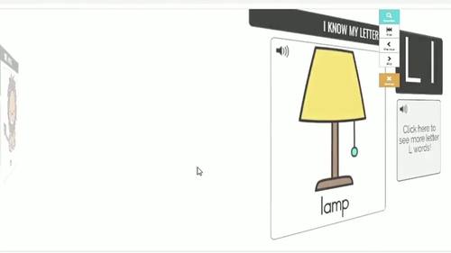 Audio Clips Words for the Alphabet Sound Files for Digital Activities