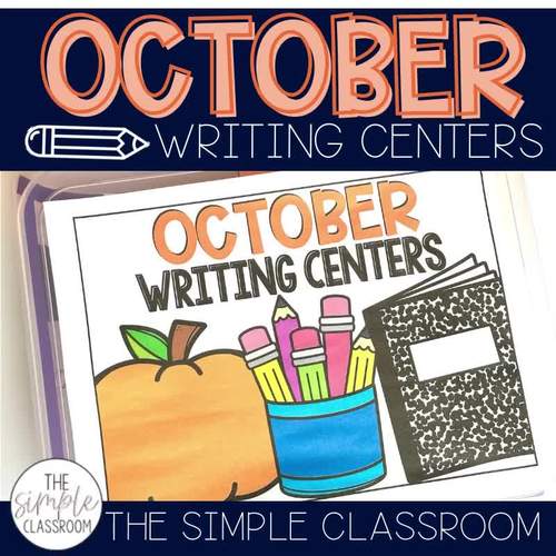 October Writing Prompts | Halloween Writing Centers | Writing Activities
