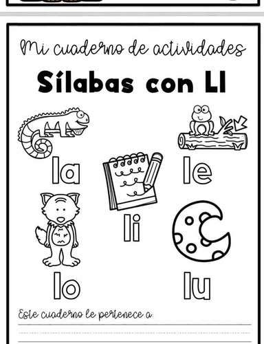 Silabas con L la le li lo lu by La Maestra Pati Bilingue | TPT