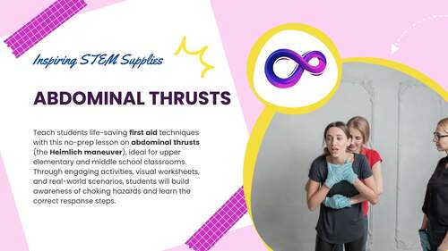 Abdominal Thrusts Workbook & Activities | Public Health | A ...