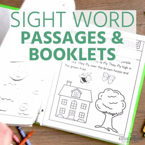 Sight Word Books and Passages, Activities, and Worksheets | TPT
