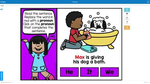 Subject Pronouns | Boom Cards™ by Teaching With Love and Laughter