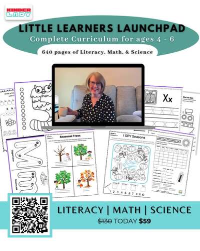 Little Learners: 640+ Page PreK-Kindergarten Curriculum for Reading ...