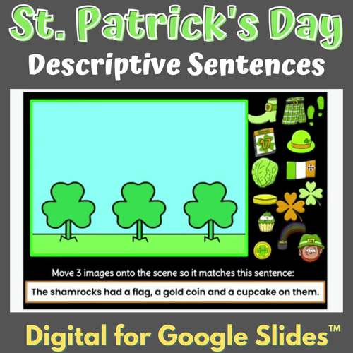 St. Patrick's Day Sentence Writing Activity Reading Writing & Illustrating