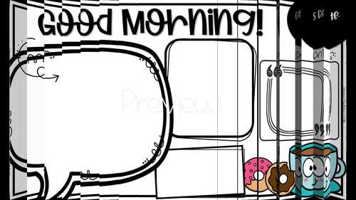 Daily and Weekly Digital Agenda Templates | Coffee Theme | EDITABLE