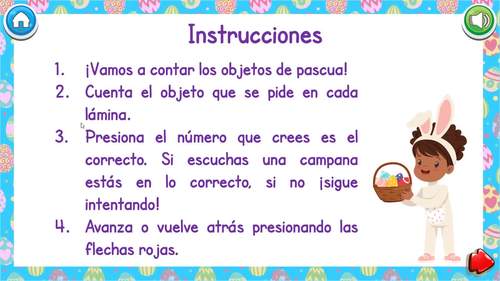 PowerPoint Interactivo Pascua | Spanish Easter Interactive PowerPoint
