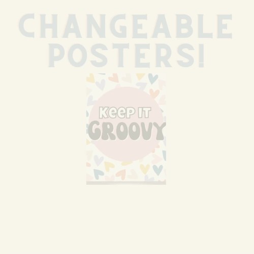 Groovy Retro Speech Room Décor | 70's Theme | Digital Download | TPT