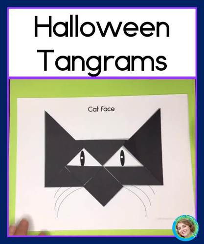 Halloween Tangram Puzzles | 2D Shapes Center | Hands on Math Tangrams
