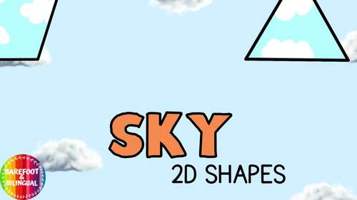 2D Shape Sky Clipart by Barefoot and Bilingual Clipart and More | TPT